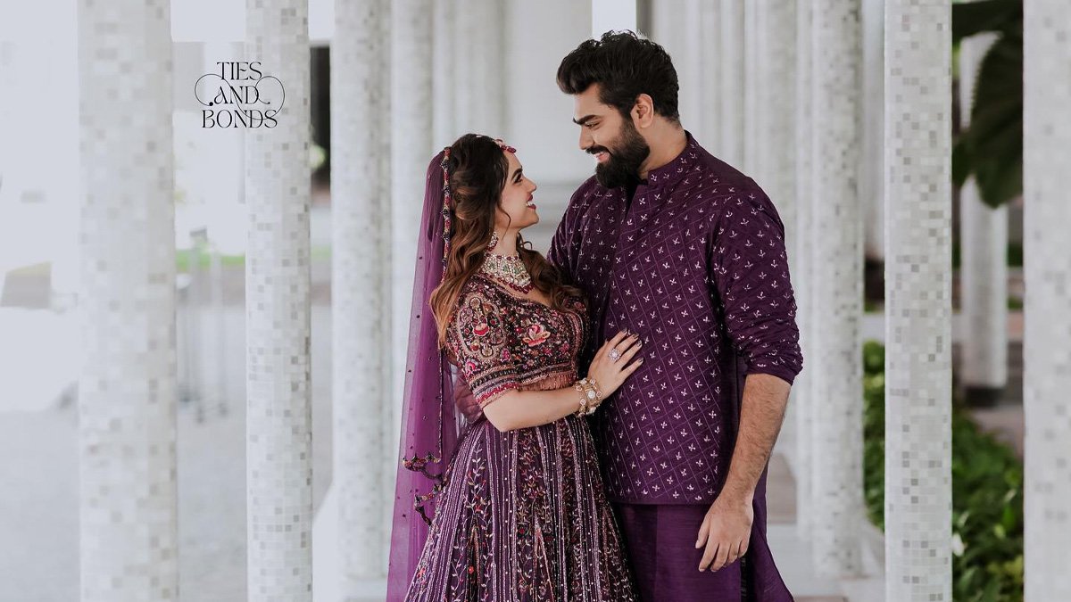 Robin Radhakrishnan & Arati Podi Engagement Photos